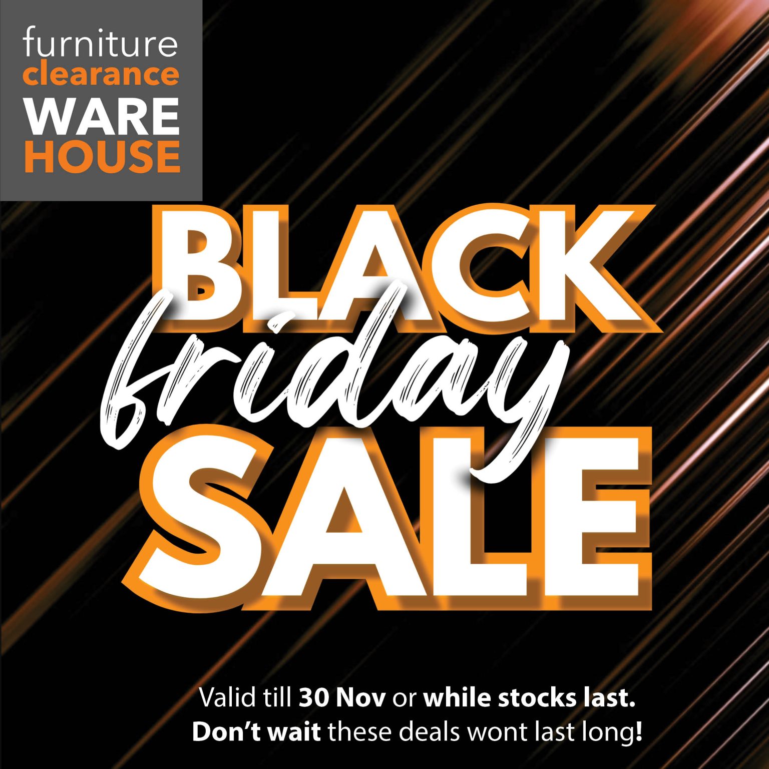 Black Friday – Furniture Clearance Warehouse